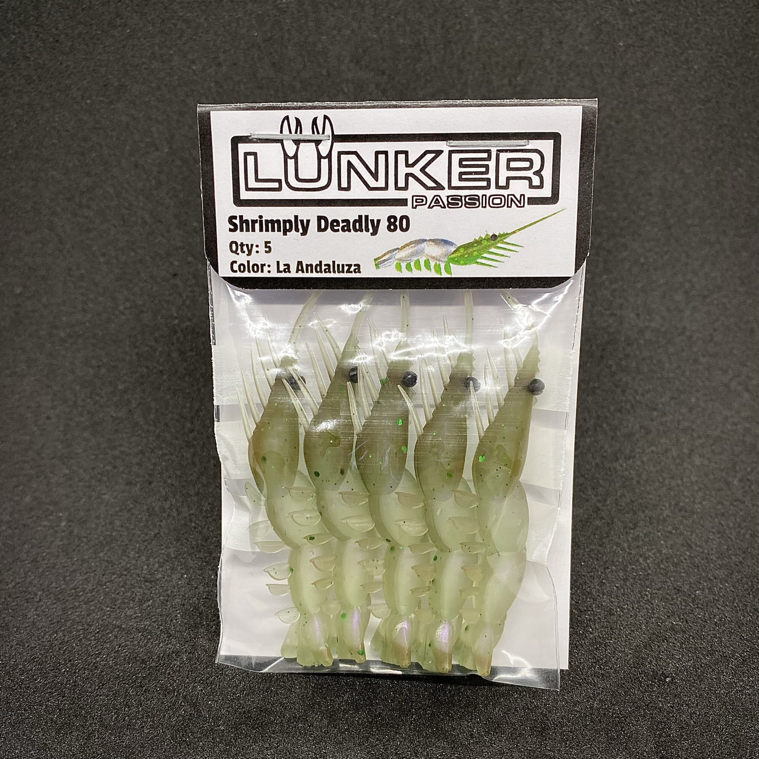 Vinilo para light game y rockfishing - Shrimply Deadly 80